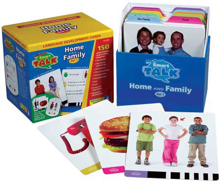 Smart Talk Card Set 1: Home & Family - - Fat Brain Toys