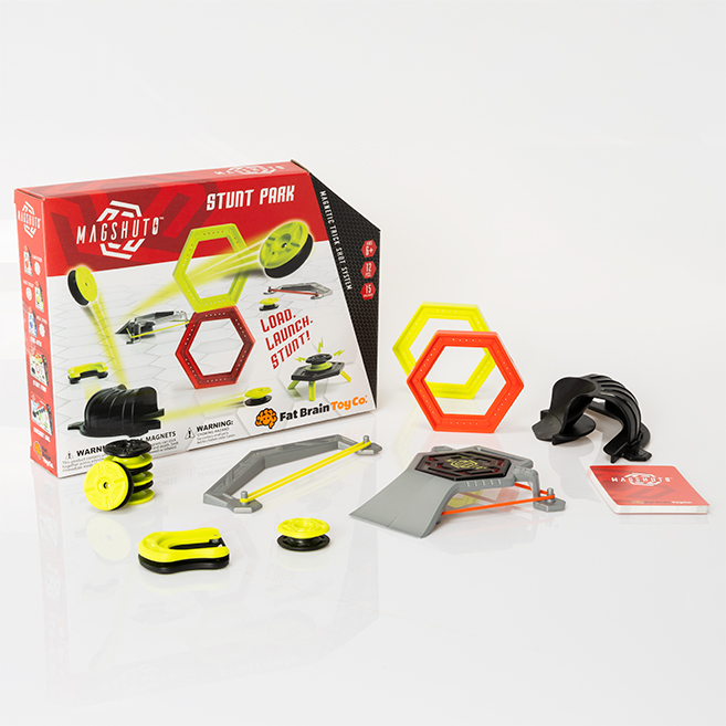 Magshuto Stunt Park - Best Games for Ages 6 to 12 - Fat Brain Toys