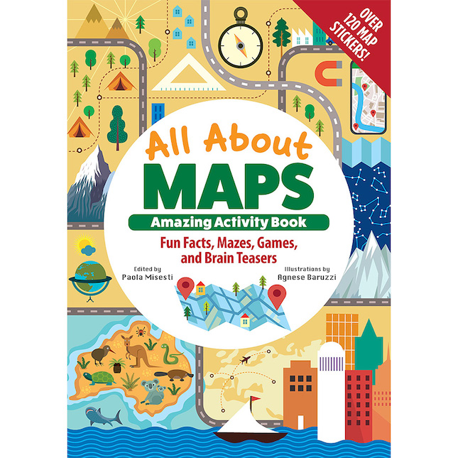 All About Maps Amazing Activity Book - Best Books for Ages 4 to 11