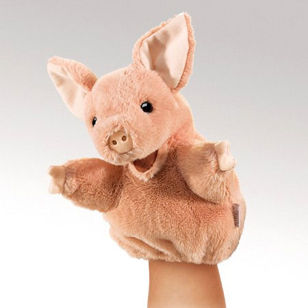 Little Pig Puppet - - Fat Brain Toys