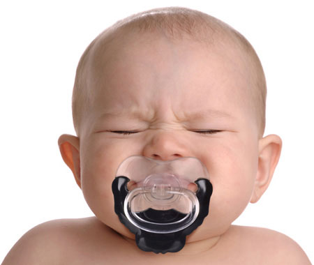 Chill Baby Goatee Pacifier - - Fat Brain Toys
