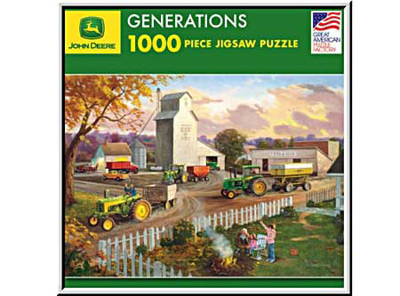 John Deere Generations 1000 piece Puzzle - - Fat Brain Toys