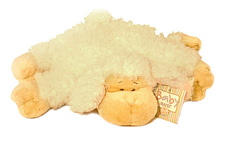 Baby Ganz Fluffy Lamb 9 - - Fat Brain Toys