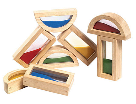 Rainbow Blocks - Sand - - Fat Brain Toys