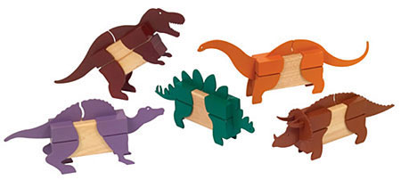 Block Mates - Dinosaur - - Fat Brain Toys