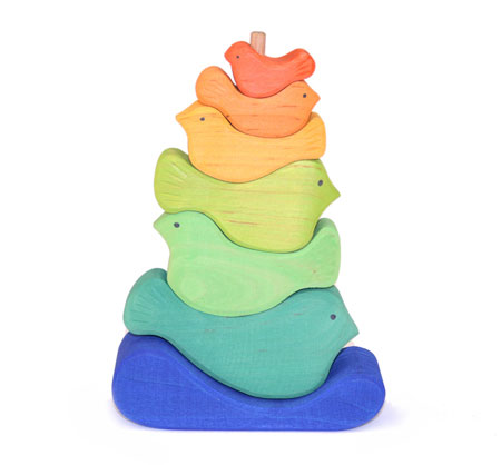 Bird Stacker - 10 pc - - Fat Brain Toys