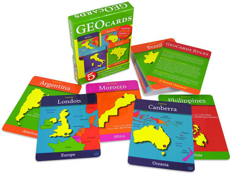 Geo-Cards World - - Fat Brain Toys