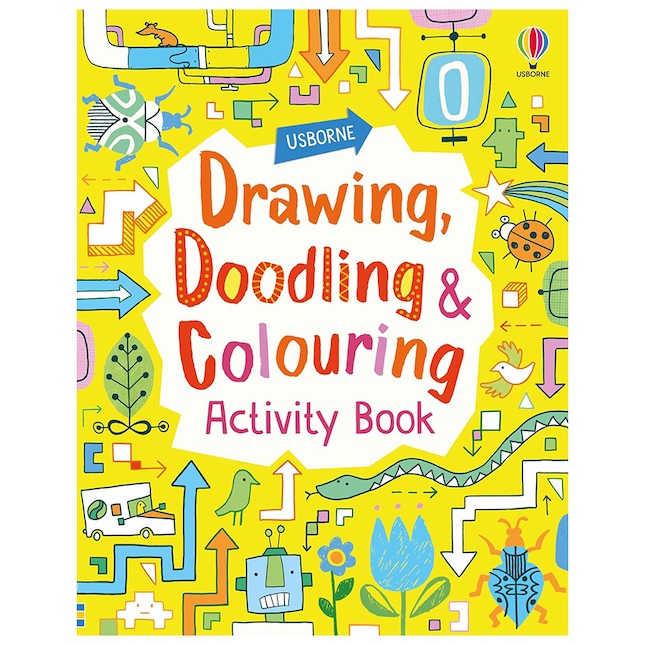 Drawing Doodling and Coloring Activity Book - Best for Ages 6 to 9