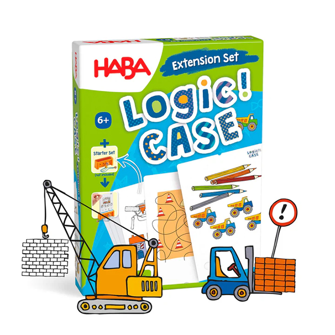Logic! CASE Extension Set 6+ Construction Site - - Fat Brain Toys
