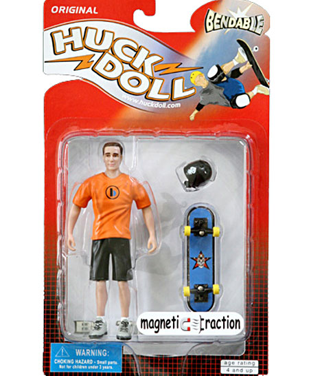 Huck Doll - Skateboarder - - Fat Brain Toys