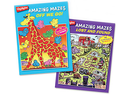Highlights Amazing Mazes - 2 Book Set - - Fat Brain Toys