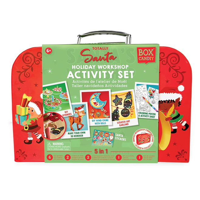 Totally Santa Holiday Workshop Activity Set - Best for Ages 6 to 11
