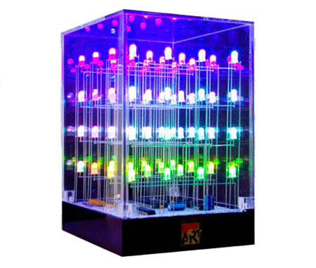 Cube LED Light Display - - Fat Brain Toys