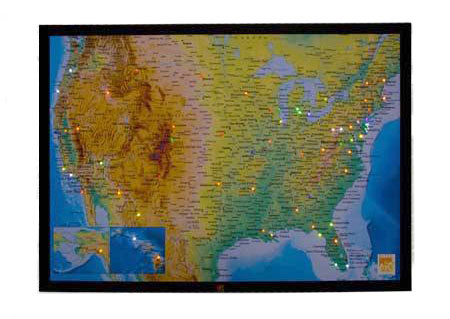 LED USA Map - - Fat Brain Toys
