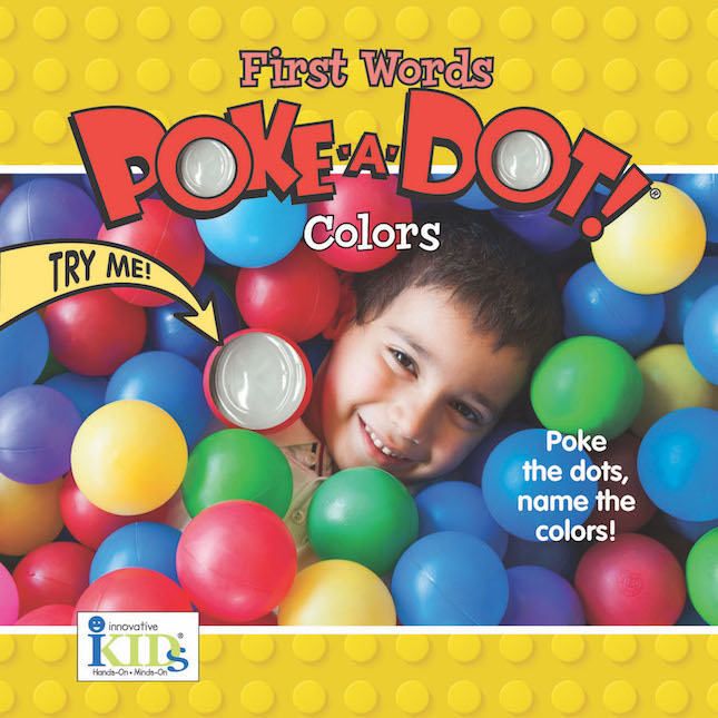 First Words Poke-A-Dot Colors - - Fat Brain Toys