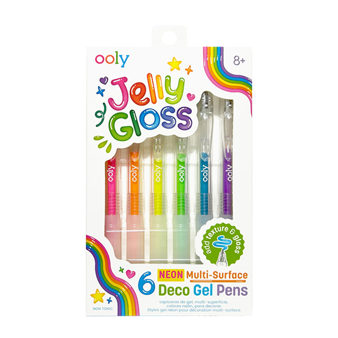 Jelly Gloss Neon Multi-Surface Deco Gel Pens - Best for Ages 8 to 12