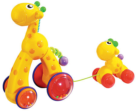 Press 'n Go Giraffes - - Fat Brain Toys