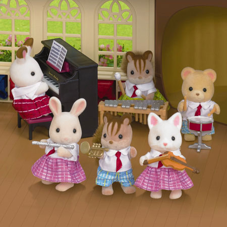 Calico Critters School Music Set - - Fat Brain Toys