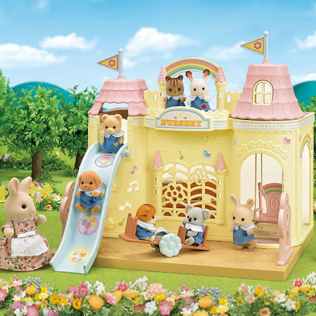 Calico Critters Baby Castle Nursery - - Fat Brain Toys