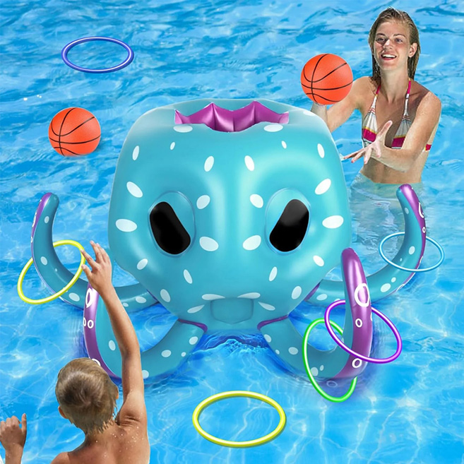 2-in-1 Inflatable Octopus - Best Active Play for Ages 3 to 9