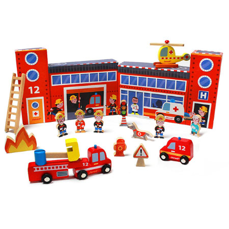Firefighters Story Box - - Fat Brain Toys