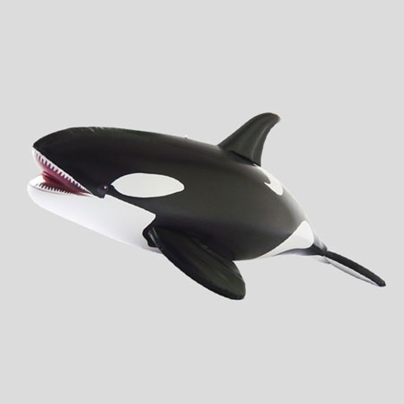 LIFELIKE! Inflatable Orca - - Fat Brain Toys