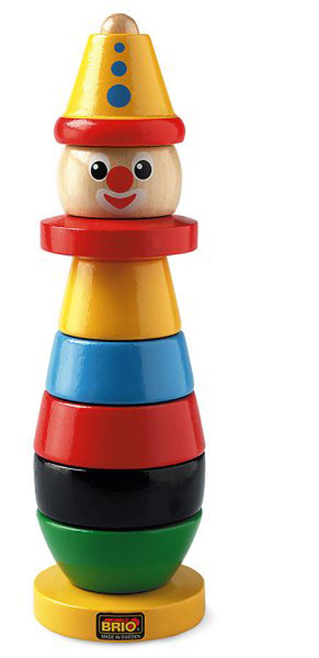 Stacking Clown - - Fat Brain Toys