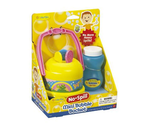 No-Spill Mini Bubble Bucket - - Fat Brain Toys
