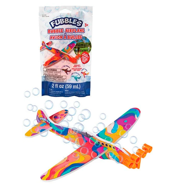 Fubbles Bubble Airplane - Best Active Play for Ages 3 to 8