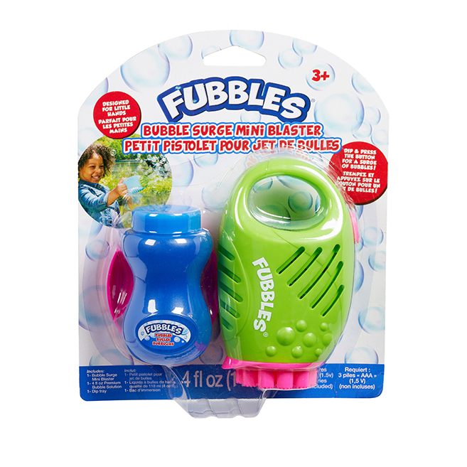 Fubbles Bubble Surge Mini Blaster - - Fat Brain Toys