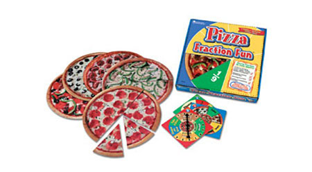 Pizza Fraction Fun Game - - Fat Brain Toys