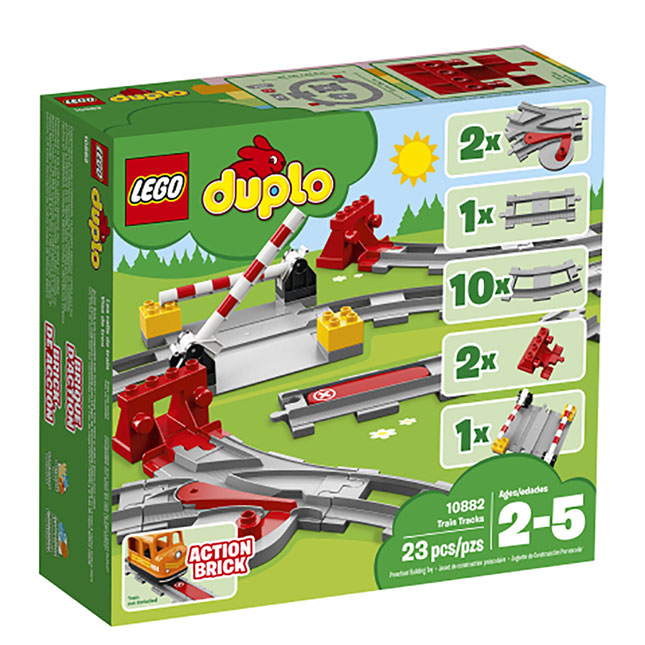 LEGO DUPLO Town - Train Tracks - - Fat Brain Toys