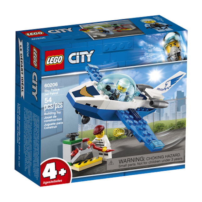 LEGO City Police - Sky Police Jet Patrol - - Fat Brain Toys