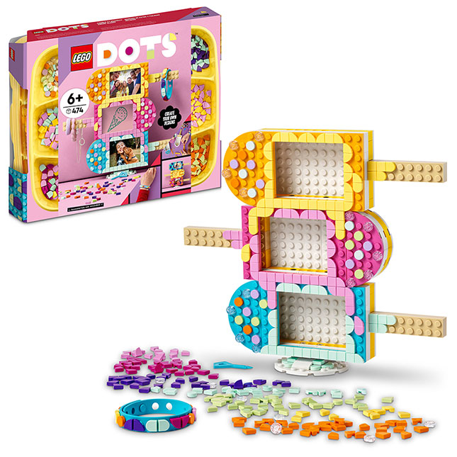 LEGO DOTS - Ice Cream Picture Frames & Bracelet - - Fat Brain Toys