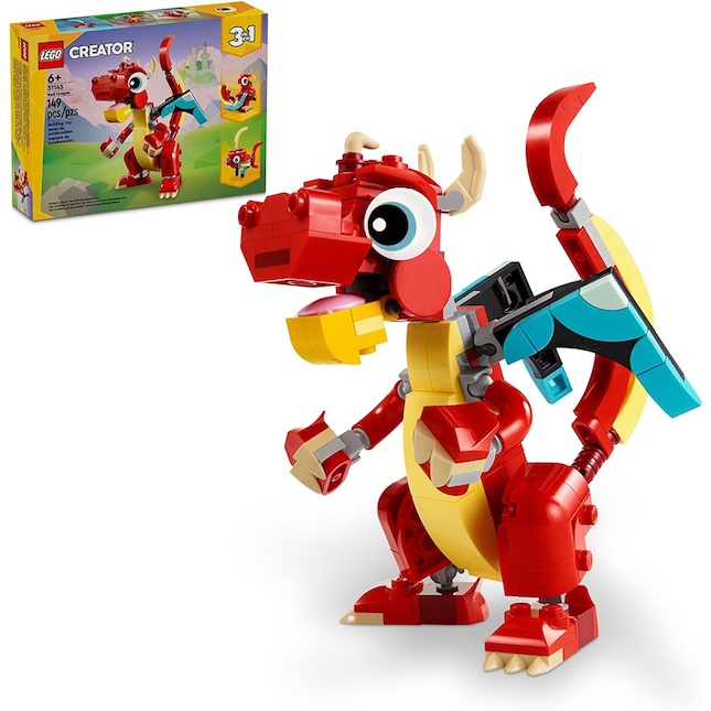 LEGO Creator - Red Dragon - Best for Ages 6 to 11