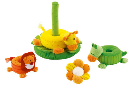 Animal Stacking Tower - - Fat Brain Toys