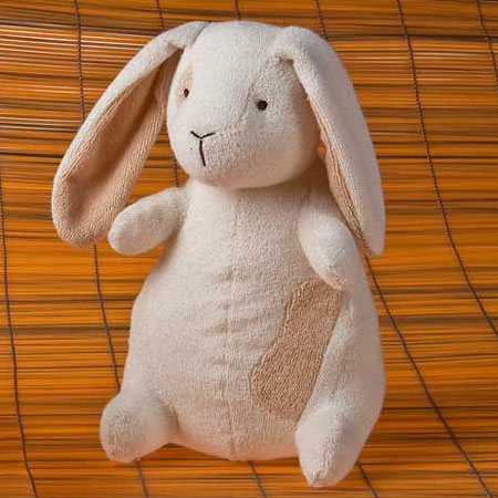 Earthmates Bamboo Bunny - 8 inch - - Fat Brain Toys