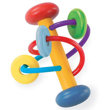 Swirl Wood Activity Toy - - Fat Brain Toys