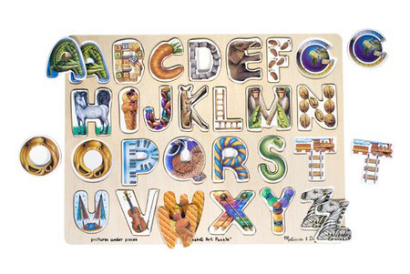 Alphabet Art Puzzle - - Fat Brain Toys
