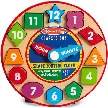 Shape Sorting Clock - - Fat Brain Toys
