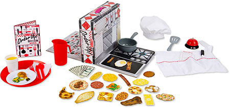 Order Up! Diner Play Set - - Fat Brain Toys