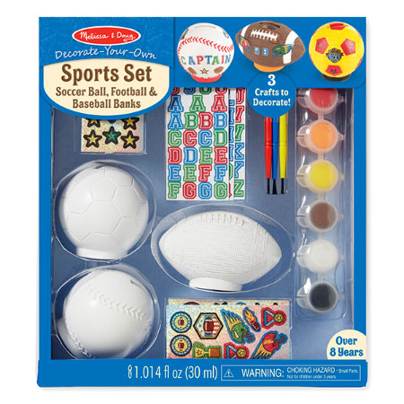 Decorate Your Own Sports Set - - Fat Brain Toys
