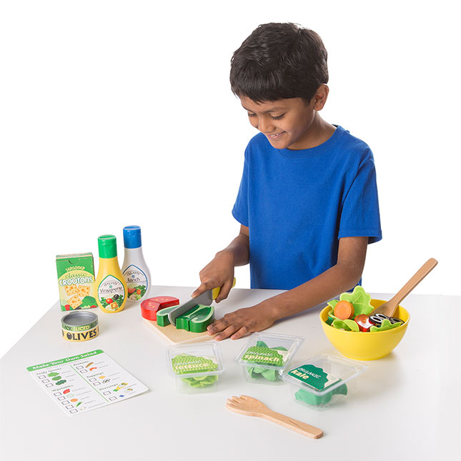 Slice & Toss Salad Set - - Fat Brain Toys