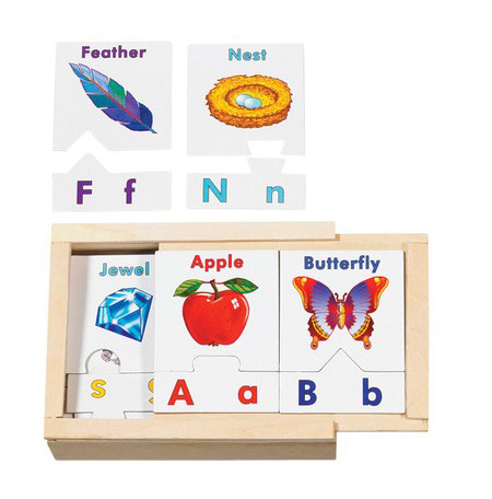 Alphabet Puzzle Cards - - Fat Brain Toys
