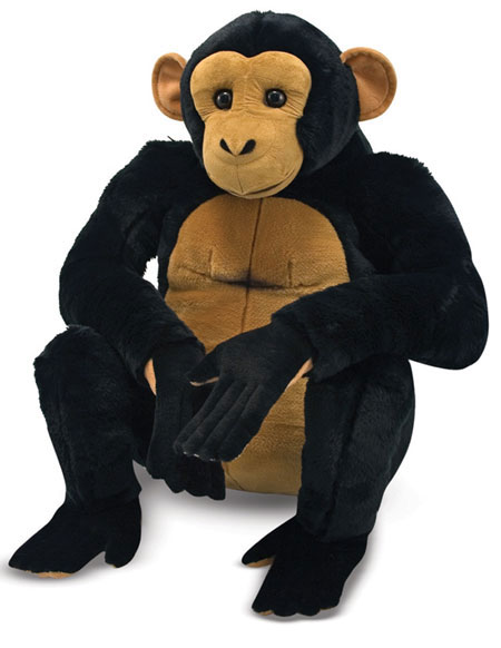 Chimpanzee - Plush - - Fat Brain Toys