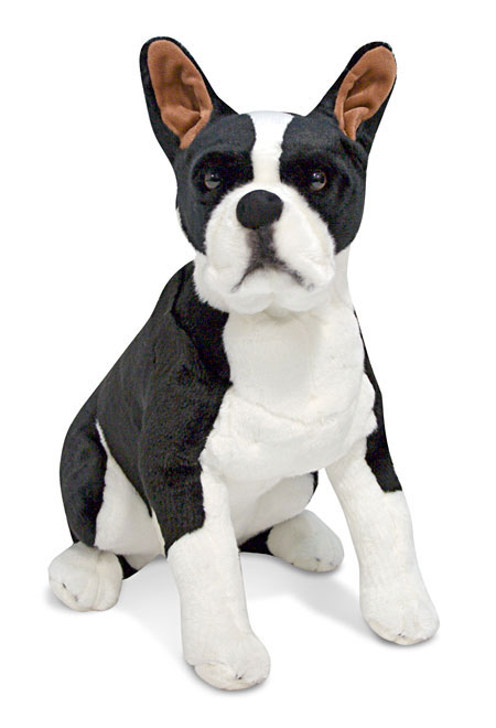 Boston Terrier - Plush - - Fat Brain Toys