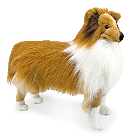 Shetland Sheepdog - Plush - - Fat Brain Toys