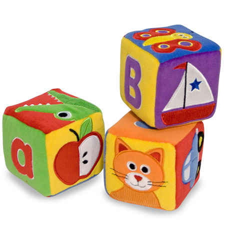 ABC Blocks - Plush - - Fat Brain Toys
