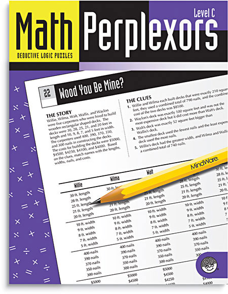 Math Perplexors - Level C - - Fat Brain Toys