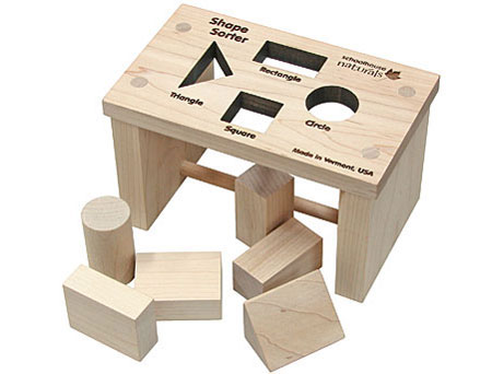 Shape Sorter Bench - - Fat Brain Toys